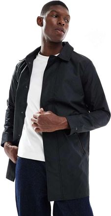 Brave Soul Trench zipp&eacute; avec col - Noir