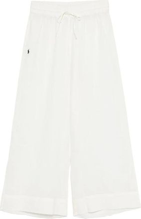 Polo Ralph Lauren Femme, Pantalons, Blanc, Taille: 42 FR Wide Pantalons
