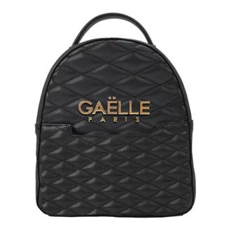 Ga&euml;lle Paris Regular Back Pack Metal Logo - - Bags - Damen - Schwarzk - ONE SIZE