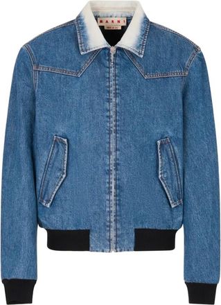 Marni Homme, Vestes, Bleu, Taille: L Jacket Denim