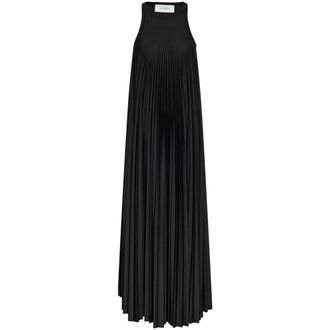 Sportmax Femme, Robes, Noir, Taille: 44 FR Élégante Robe Maxi