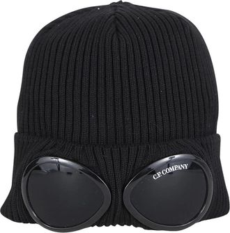 C.P. Company C.p. Company, Homme, Accessoires, Noir, Taille: ONE Size Goggle Beanie