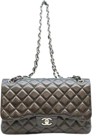 Chanel Sac bandouli&egrave;re vintage doccasion - Femme - Pre-owned - Gris - Taille: ONE Size