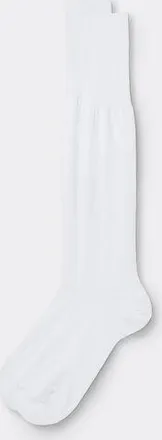 Calzedonia Lange Herrensocken Mit Fil Decosse Wei&szlig;