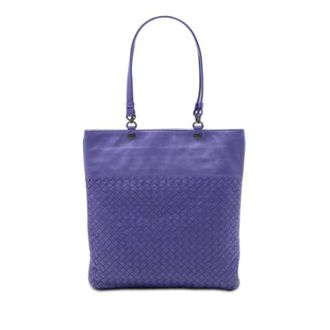 Bottega Veneta Pre-owned Gewebte Leder-Tote - - Pre-owned - Damen - Lila - ONE SIZE
