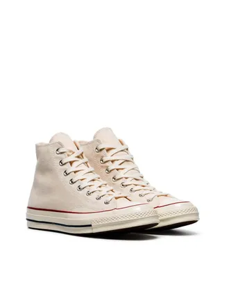 Converse Womens Sneakers Chuck 70 Canvas Parchment-Garnet-Egret Neutral Tones Trainers
