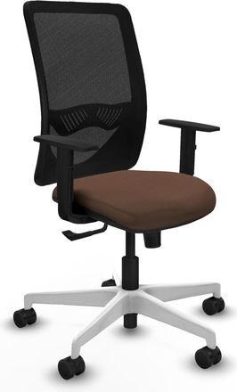 Piqueras y Crespo Verwaltungsstuhl Zulema mit 1D-Armen, h&ouml;henverstellbare Lendenwirbelst&uuml;tze, ausgestattet mit 3 Positionen und Schneidschaum, mit Rollen von 65 mm, Nyl