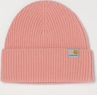 Carhartt Work in Progress Gerippte Gabe Beanie von aus Woll-Kaschmir-Mischung mit Umschlag