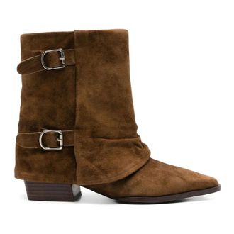 Sergio Moretti Femme, Chaussures, Brun, Taille: 41 EU Bottines