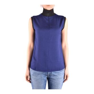Jacob Cohen &Auml;rmelloses Top - - Tops - Damen - Blau - S