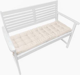 Brandsseller Coussin de Banc 120x40x4 cm - Coussin pour Banc de Jardin et Banc de Salle &agrave; Manger - Imperm&eacute;able, Facile dEntretien & rembourr&eacute; - Usage int&eacute;rieur & e