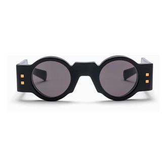 Balmain Limitierte Auflage Schwarze Runde Sonnenbrille - - Accessories - Damen - Schwarzk - ONE SIZE