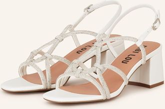 Bibi Lou Bibi Lou Sandaletten Tacon Mit Schmucksteinen weiss
