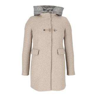 Fay Toggle Coat DB Front Nylon - - Jackets - Damen - Beige - XS