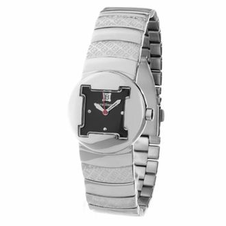 Laura Biagiotti Femme, Accessoires, Gris, Taille: ONE Size Montre Femme Acier Inoxydable Quartz