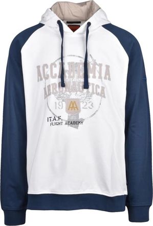 Aeronautica Homme, Sweatshirts et sweats à capuche, Blanc, Taille: XL Felpa SweaT-shirt