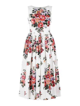 Dolce & Gabbana Maxi Robe - Blanc