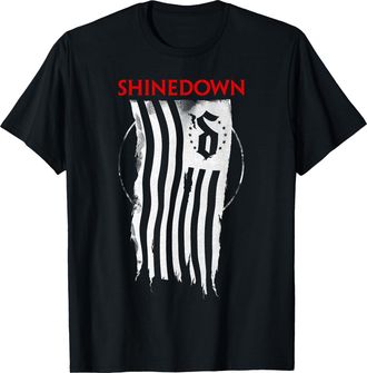 Shinedown Shredded Flag T-Shirt