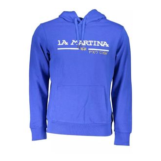 La Martina Besticktes Kapuzen-Sweatshirt - - Sweatshirts & Hoodies - Herren - Blau - 3XL