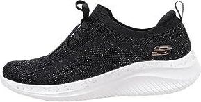 Skechers Femme Ultra Flex 3.0-Lets Dance Basket, Or Rose Noir, 37 EU