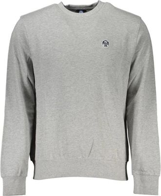 North Sails Geb&uuml;rstetes Baumwollsweatshirt mit Applikation Logo - - Sweatshirts & Hoodies - Herren - Grau - S