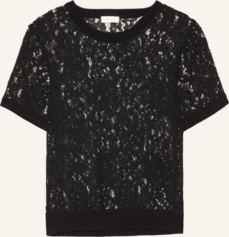 Darling Harbour Darling Harbour Blusenshirt Aus Spitze schwarz