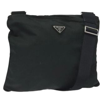 Prada Pre-owned Vintage Nylon Schultertasche - - Pre-owned - Damen - Schwarzk - ONE SIZE
