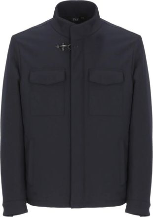 Fay Homme, Vestes, Bleu, Taille: M Field Jacket