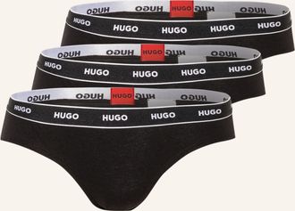 HUGO BOSS Hugo 3er-Pack Slips schwarz