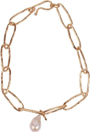 Forte_Forte unisex, Accessoires, Jaune, Taille: ONE Size Collier Scultura Perla