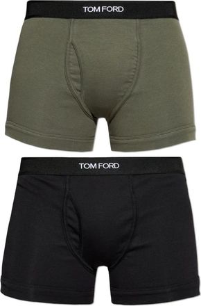 Tom Ford Homme, Sous-v&ecirc;tements, Multicolore, Taille: 2XL Cotton Boxer Briefs Two-Pack