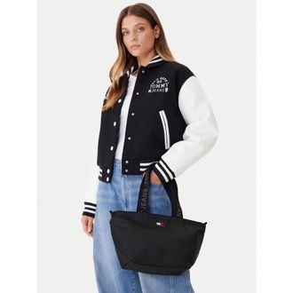Tommy Jeans Handtasche Tommy Jeans Tjw Ess Daily Mini Tote AW0AW17890 Schwarz