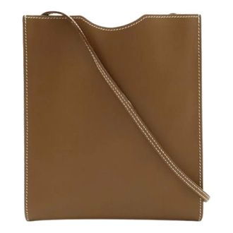Herm&egrave;s Pre-owned Onimeto Leather Mini Shoulder Bag - Femme - Pre-owned - Brun - Taille: ONE Size