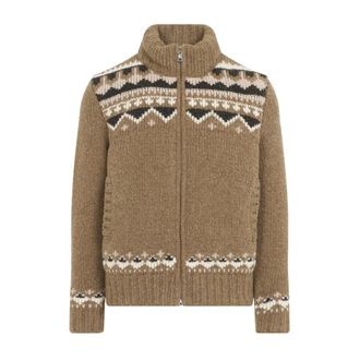Moncler Cardigan Jacke - - Knitwear - Herren - Braun - L