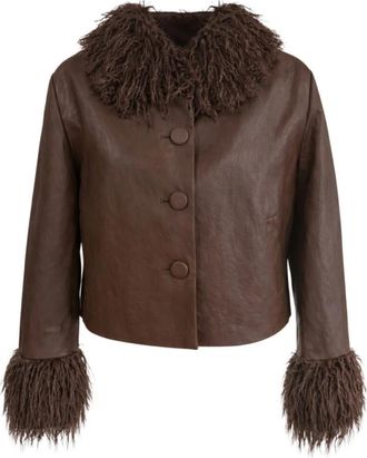 Lollys Laundry Jacken - - Jackets - Damen - Braun - 2XL