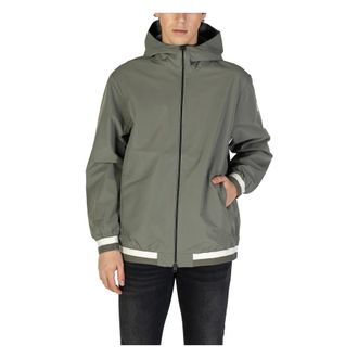 Replay Kapuzenjacke mit durchgehendem Rei&szlig;verschluss - - Jackets - Herren - Gr&uuml;n - L
