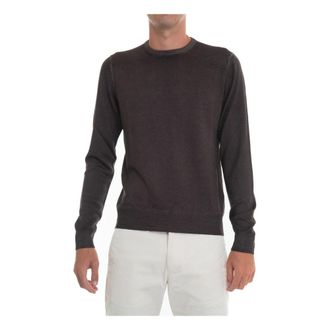 Gran Sasso Pullover rundem Hals - - Knitwear - Herren - Braun - 5XL