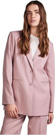 Pieces Damen Pcneva Ls Loose Blazer Noos, Woodrose, L