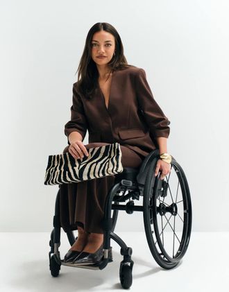 Asos ASOS ADAPTIVE blazer court chocolat-Marron