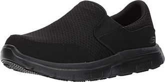 Skechers Flex Advantage SR Mcallen Chaussures de Travail antid&eacute;rapantes pour Homme, Noir, 8 UK Wide