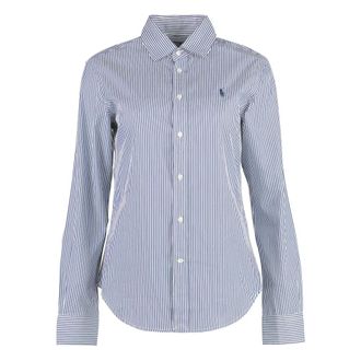 Ralph Lauren Gestreiftes Hemd - - Blouses & Shirts - Damen - Blau - S