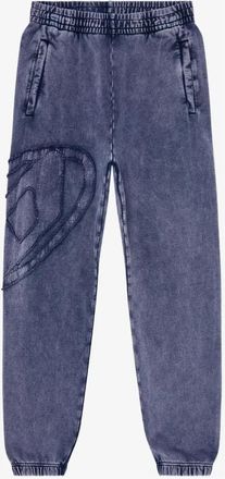 Diesel Baumwoll-Sweatpants mit Oval D Patch - - Trousers - Herren - Blau - L
