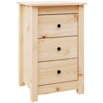 vidaXL vidaXL Nachttisch 40x35x61,5 cm Massivholz Kiefer