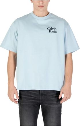 Calvin Klein Jeans Homme, Tops, Bleu, Taille: 2XL T-Chemises