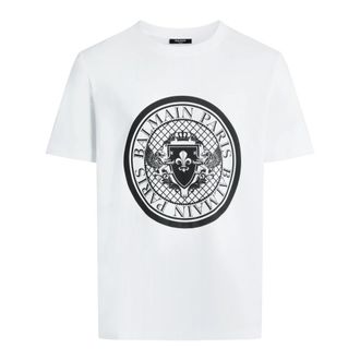Balmain T-Shirt - - Tops - Herren - Wei&szlig; - XS