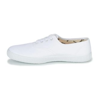 Victoria Tennis en Toile Blanche &agrave; Lacets - Homme - Chaussures - Blanc - Taille: 40 EU