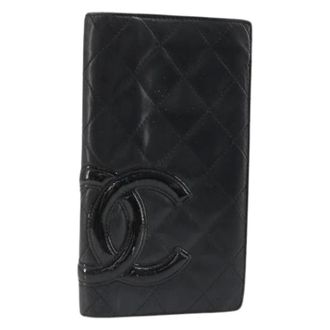Chanel Portefeuille Vintage Pre-owned - Femme - Pre-owned - Noir - Taille: ONE Size