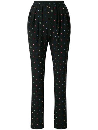Stella McCartney pantalon imprim&eacute; - Noir