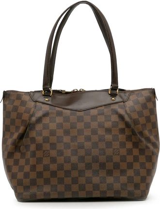 Louis Vuitton Hobo Bags - Damier Ebene Westminster GM - Gr. unisize - in Braun - f&uuml;r Damen