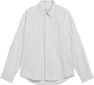 Ami Chemise Manches Longues Boxy - Homme - Chemises - Blanc - Taille: XL